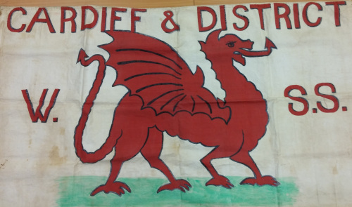 Cardiff 1908 banner | Woman and her Sphere
